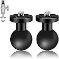 Amazon.com: 2PC Aluminum Alloy 1" Ball Mount Adapter with 1/4"-20 Threaded Stud for Insta360 One ...