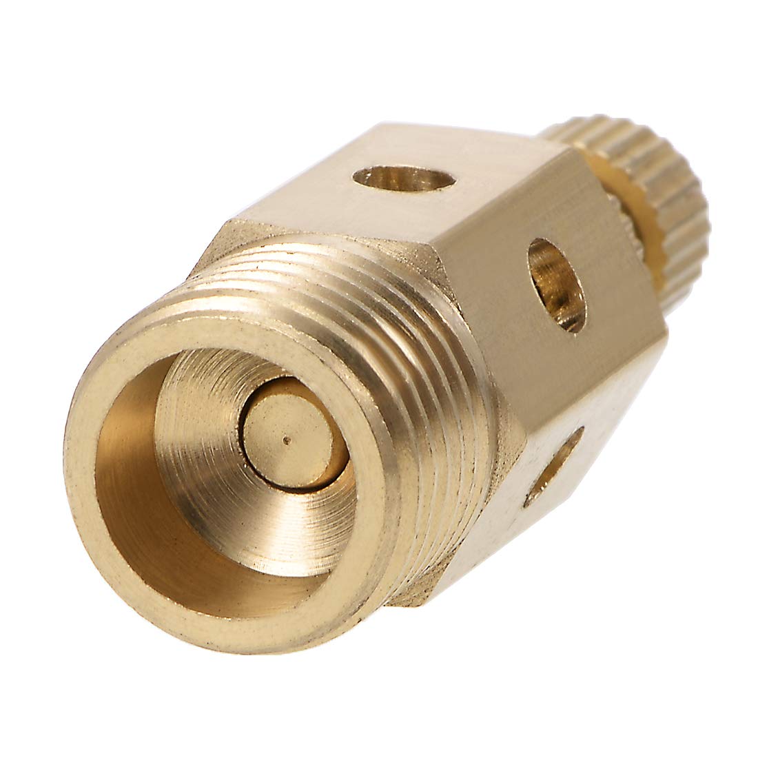 sourcing map Top Adjustable Pneumatic Air Exhaust Silencer Muffler ...