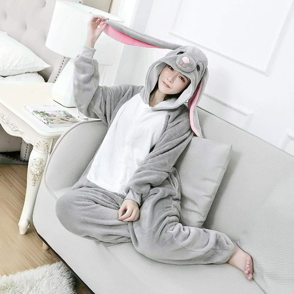 MA Pijama Pijamas Kigurumi para Mujer, Mono de Conejito de Orejas ...
