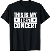 Amazon.com: This Is My First Concert - Kids T-Shirt - Music Event Shirt ...