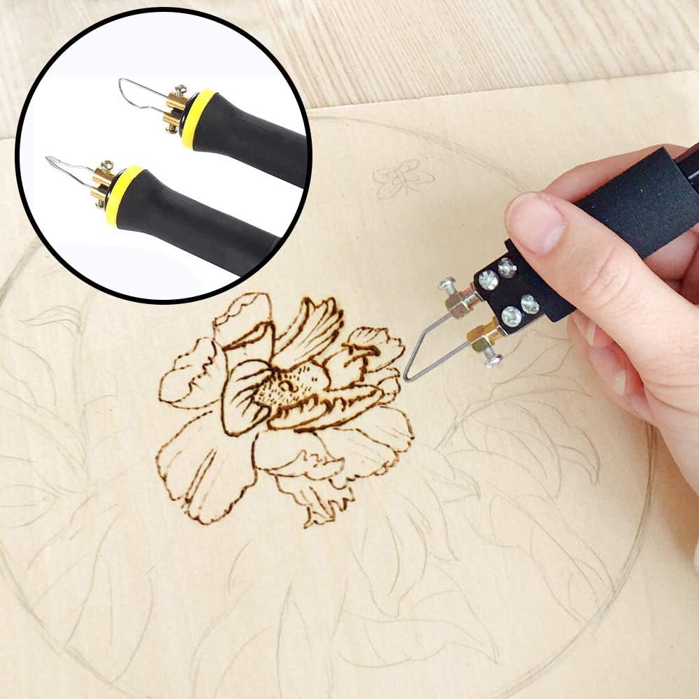 23 Pcs Pyrographic Tip Kit Professional Portable Nibs Set Replacement ...