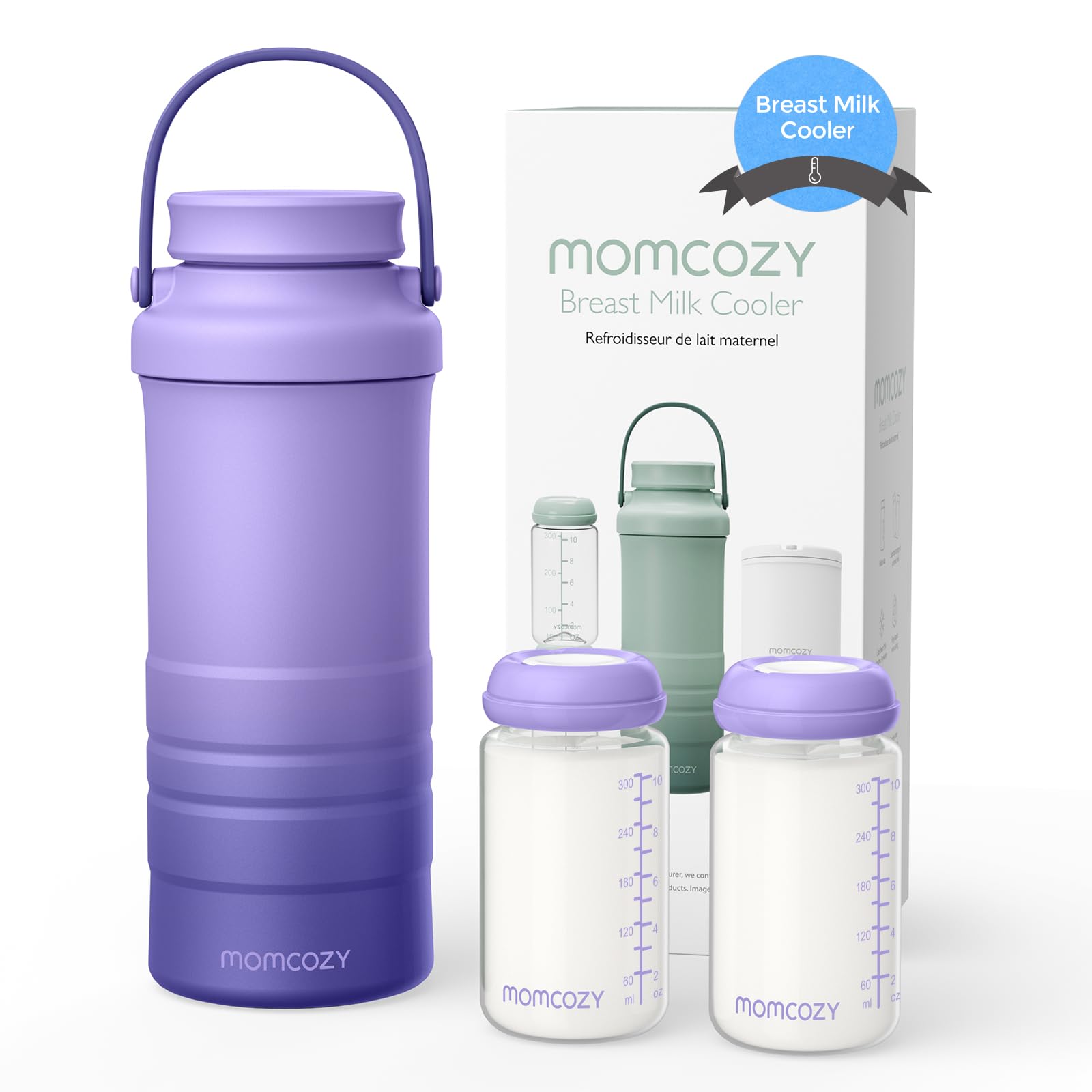 Momcozy 22oz Portable Breast Milk Cooler for Outdoor, Life Saver with ...