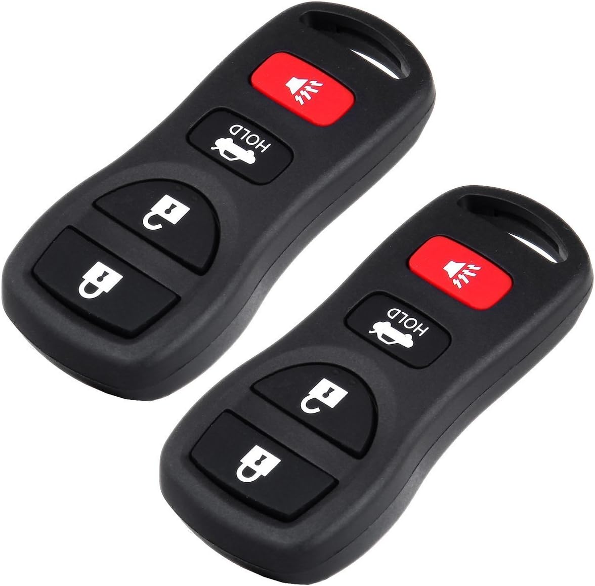 Case 2x New Replacement Keyless Entry Remote Control Key Fob For Nissan 