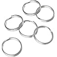 Amazon.com : Pawfly 100 Pack 1/2 Inch Split Key Rings Mini Jump Rings Dog Tag Ring with Double ...