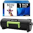Amazon.com: MasaiMara 50F1U00 501U High-Yield Toner Cartridge for Lexmark MS510 MS510dn MS510dtn ...