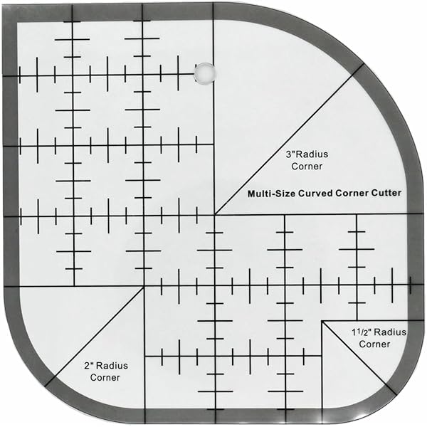 Corner Radius Template Printable