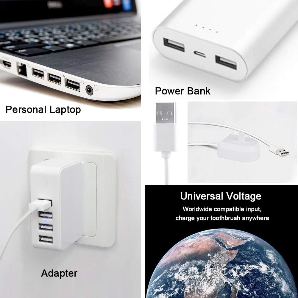 USB Toothbrush Charger for Oral B, Inductive Charger Fits Most Braun ...
