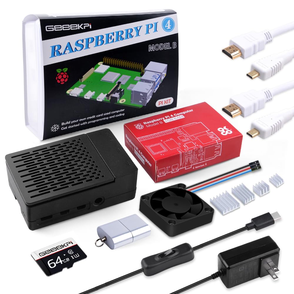 Mua GeeekPi Starter Kit for Raspberry Pi 4 4GB, with Raspberry Pi 4 ...