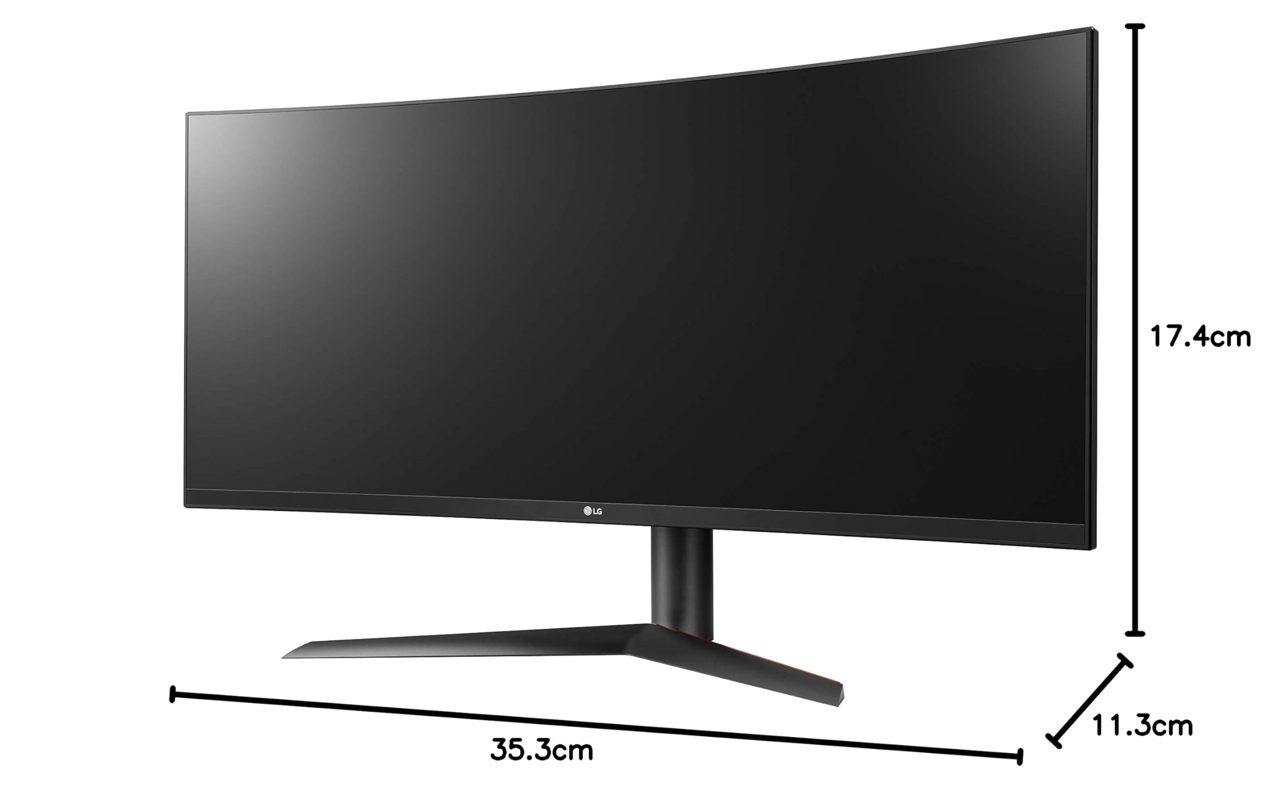 LG 38GL950G-B 38 Inch QHD Ultra Wide 1440p UltraGear Nano IPS 1ms Curved Gaming Monitor With ...
