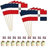 Amazon.com | Fisottey Puerto Rico Toothpick Flag Puerto Rican Mini ...
