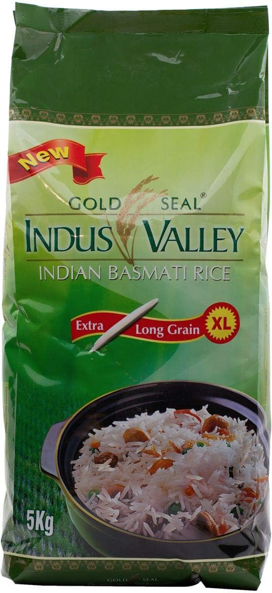 Indus Valley Rice Basmati Long Grain - 5 kg: Buy Online at Best Price ...