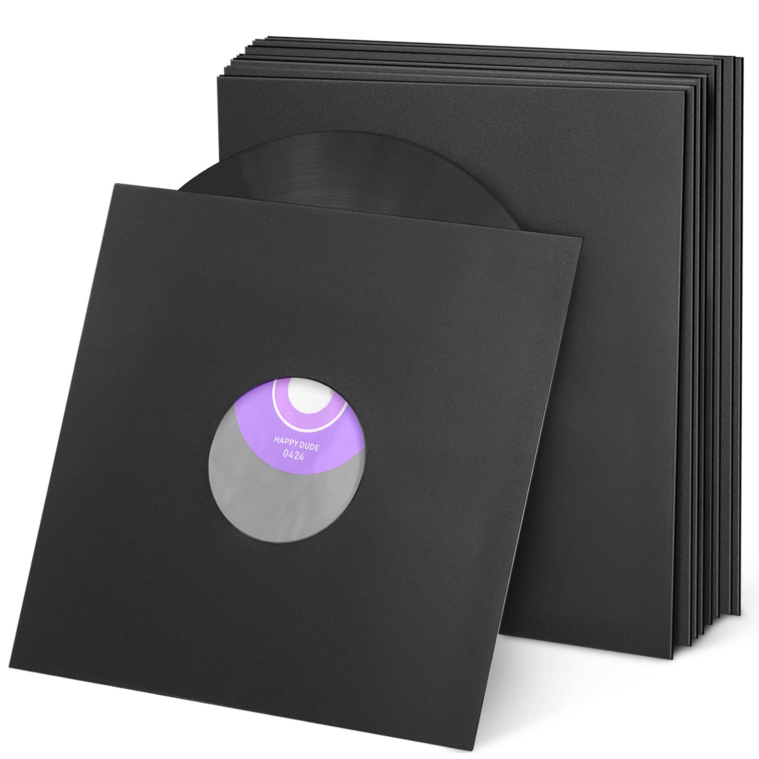 Mua Facmogu 20PCS 12in Black Paper & Poly Lined Record Inner sleeves ...