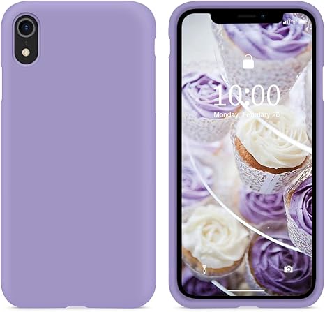 SURPHY iPhone XR Silicone Case,Liquid Silicone Gel Rubber Anti-Scratch ...