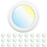Sunco 6 Pack 5/6 Inch LED Disk Lights, Flush Mount Disc Recessed ...