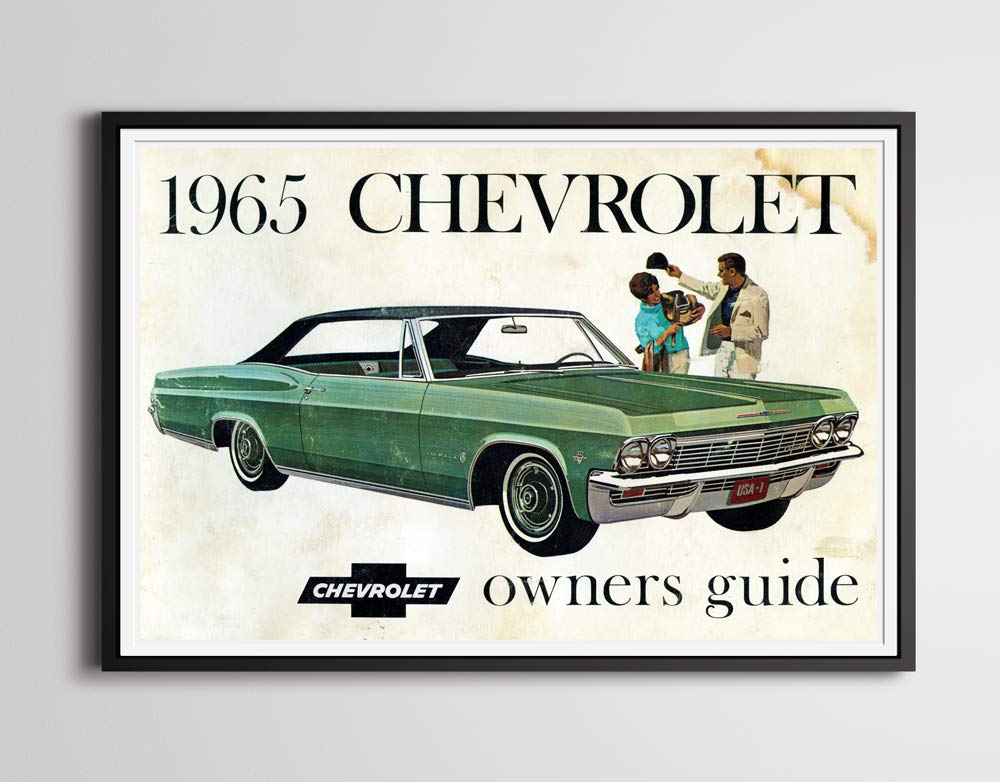 Amazon.com: 1965 Chevy Impala Owners Guide POSTER! - 24" x 36" (full ...