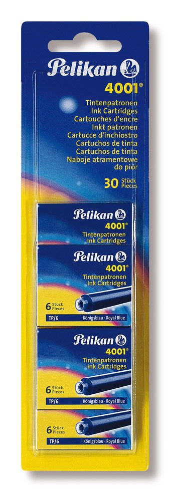 Pelikan Refill Cartridges Blue Pack of 5: Amazon.co.uk: Office Products
