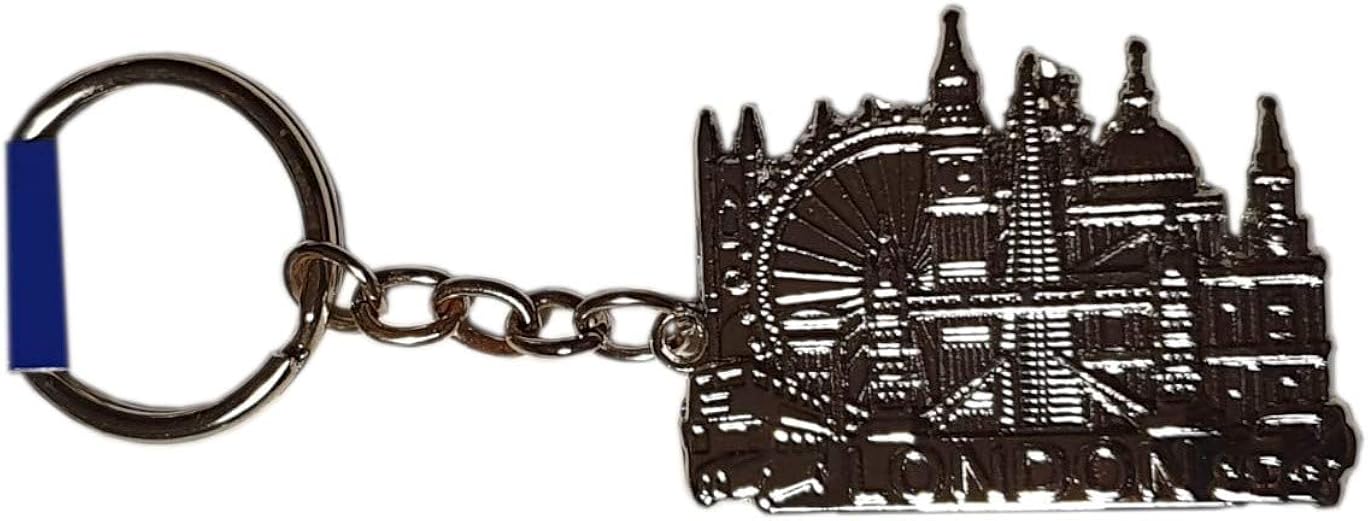 London Icons and Skyline Metal Keychain – Big Ben / Eye / Westminster ...