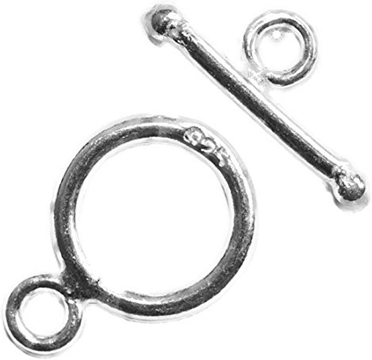 05019 - RING STAB/KNEBEL VERSCHLUß AUS 925 SILBER: Amazon.de: Schmuck