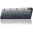 Amazon.com: AULA F99 Pro Wireless Mechanical Keyboard with Knob,Tri-Mode BT5.0/USB-C/2.4GHz Hot ...