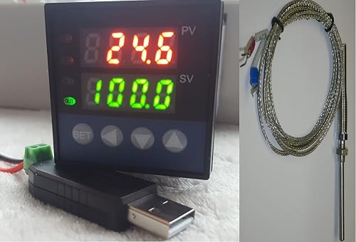 Lab Thermocouple Temperature Chart Recorder Data Logger Computer PC ...