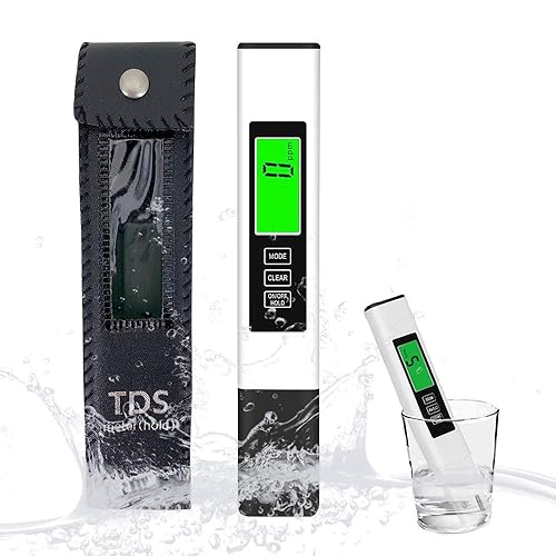 TDS Meter Water Tester,TDS Digital ppm Meter Water Tester EC & Temp ...