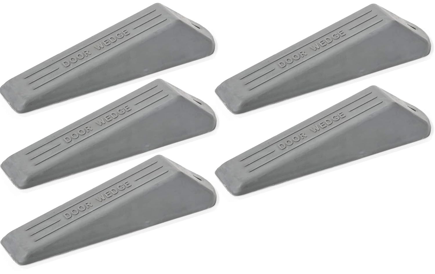 fiXte® 5 Pack Door Wedge, Heavy Duty Rubber Door Wedge, Non-Slip Door ...