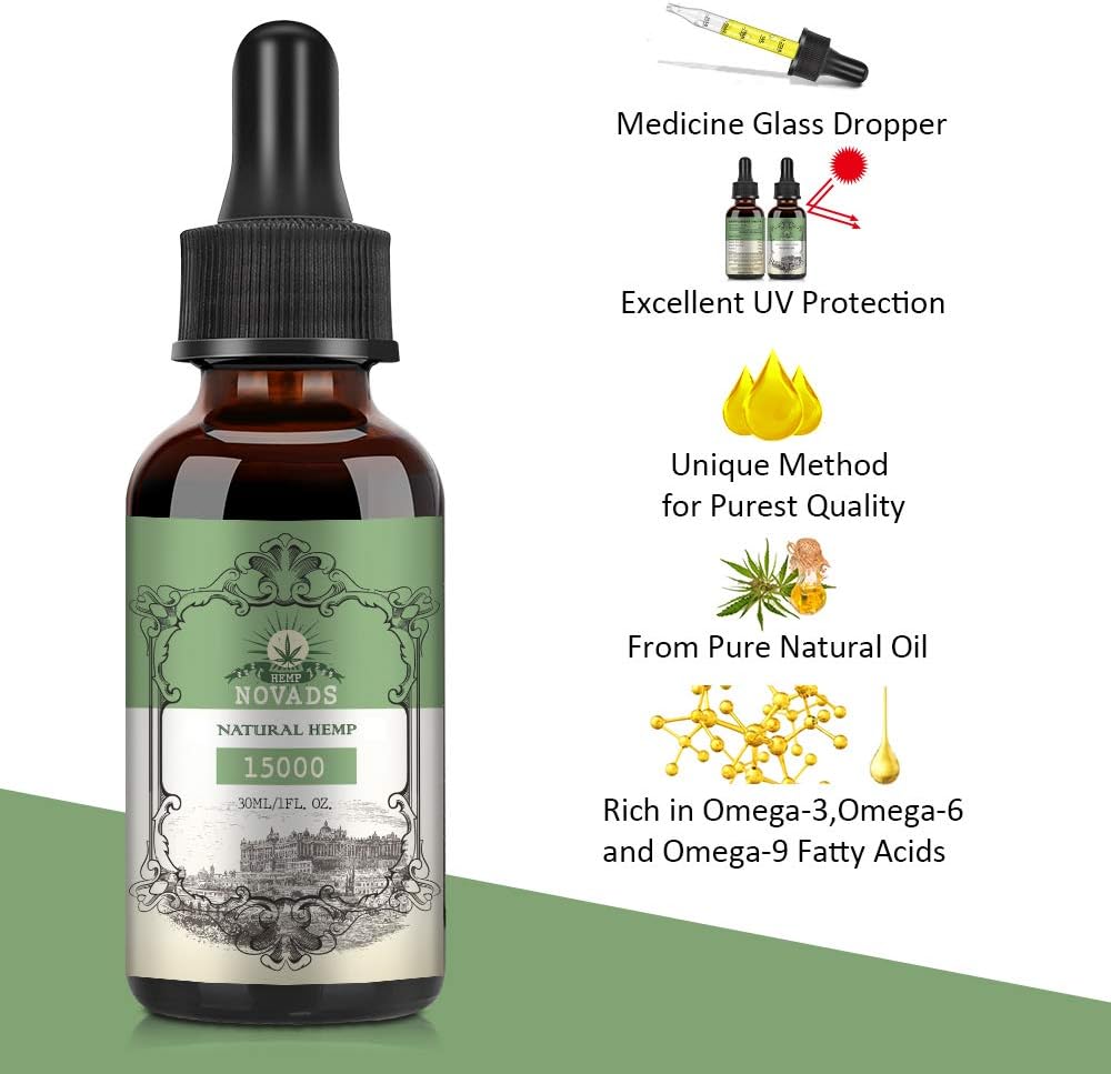 Premium Natural Oil Drops – Pure & Vegan – Highest Strength (30ml ...
