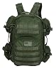 Men's Large OD Green Expandable Tactical Molle Hydration-Ready Backpack ...