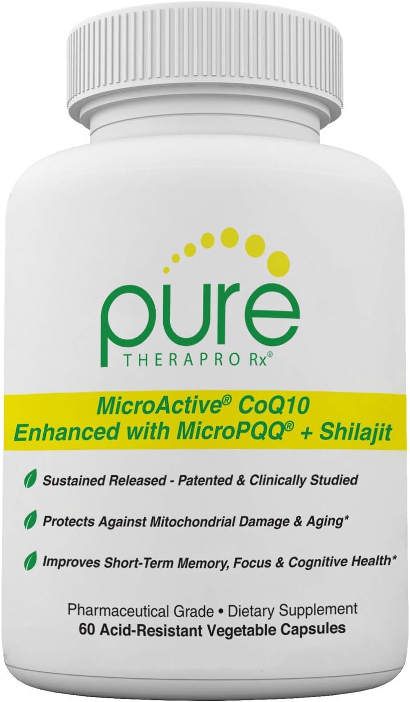 Amazon.com: MicroActive CoQ10 Enhanced with MicroPQQ + Shilajit ...