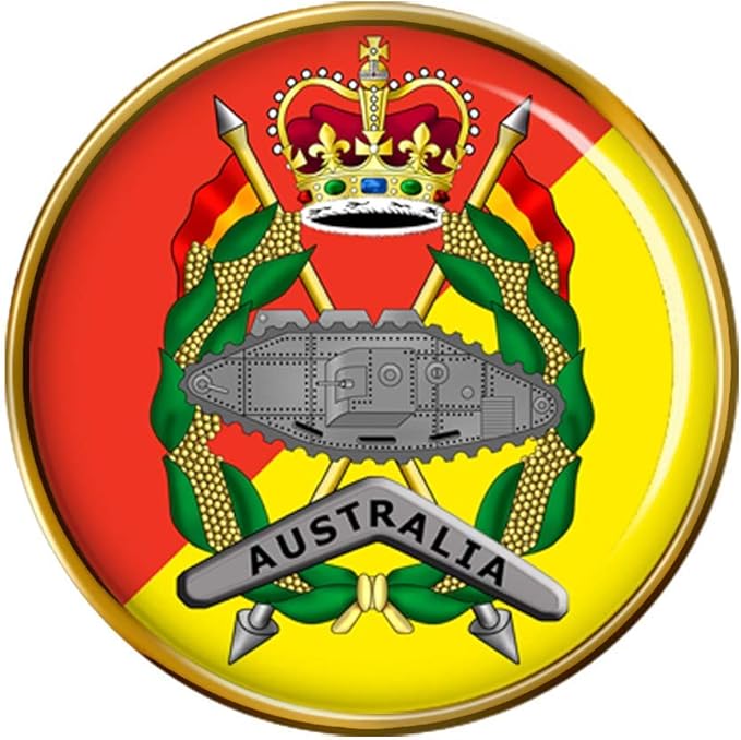 Royal Australian Armoured Corps (Australian Army) Pin Badge : Amazon.co ...