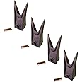 Amazon.com: 4- Bobcat Stye Mini Excavator/Skid Bucket Teeth w/Pins ...