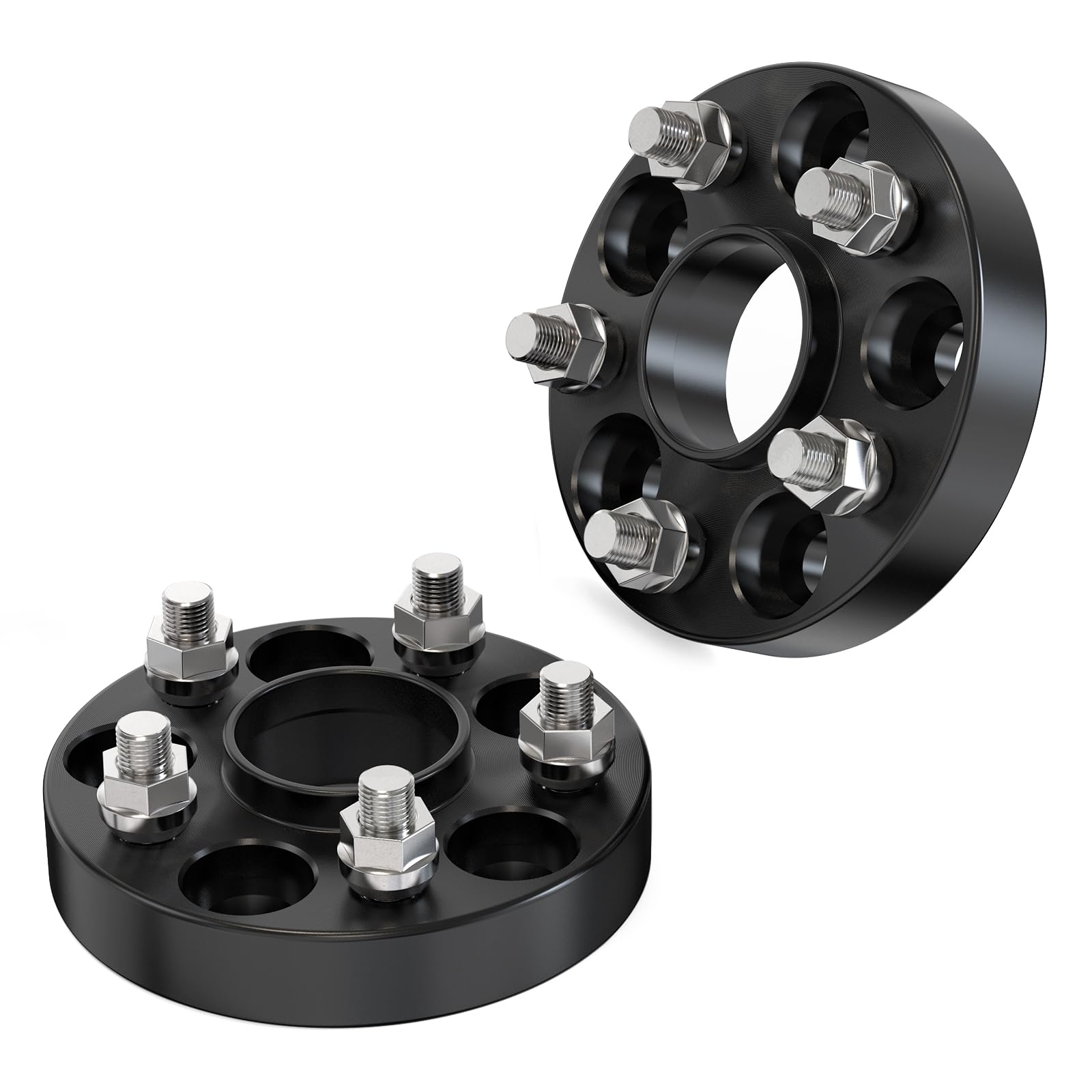 20mm Hubcentric Black Wheel Spacers 5x100 Compatible For Subaru BRZ ...