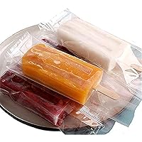 Amazon.com: Ice Popsicles Bags Thick Frozen Pops Ice Cream Plastic ...