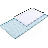 (3-Pack) THE RAG COMPANY 16 in. x 16 in. BLUE WAFFLE-WEAVE 370gsm ...