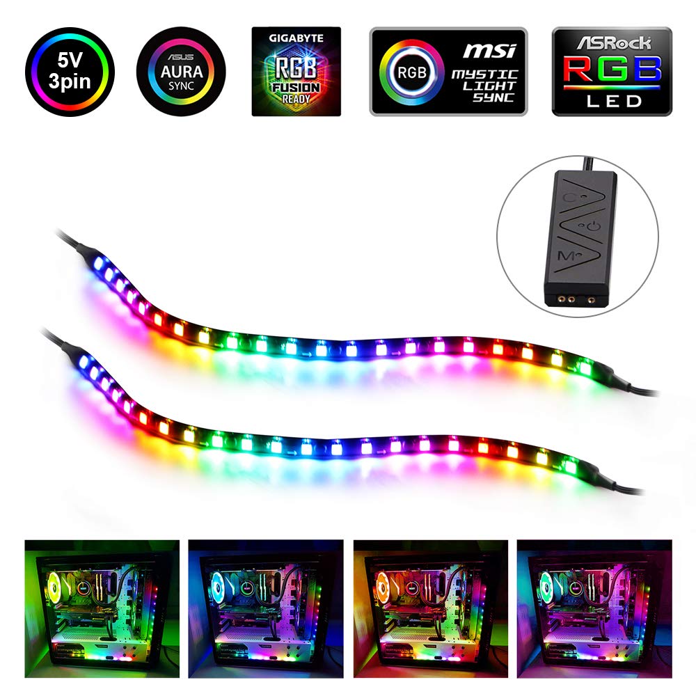 Mua PC Addressable RGB LED Strip Lights Kit - Magnetic PC Case Lighting ...