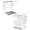 Amazon.com: QWORK Plastic Grocery Bag Holder, 2 Pack Iron-plated Chrome ...