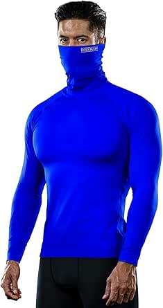 DRSKIN MASK Turtleneck Compression Shirts Top Dry Sports Baselayer ...