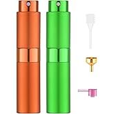 Amazon.com: Tekson 8ml Travel Perfume Atomizer Refillable, Mini Cologne ...