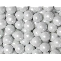 Amazon.com : White Pearl Shimmer Sixlets Candy 5LB Bag : Grocery ...
