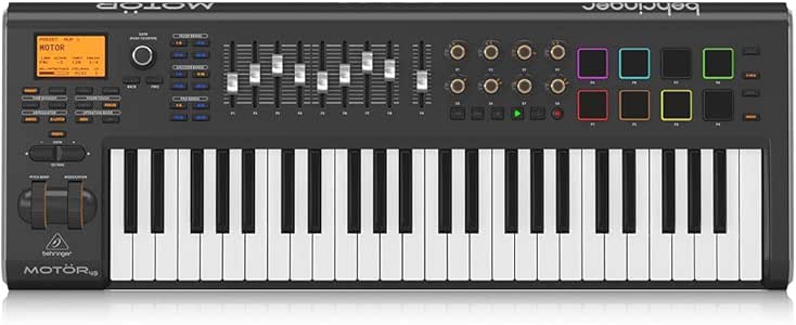 Amazon.com: BEHRINGER Midi Keyboard Controller (MOTOR49): Musical ...