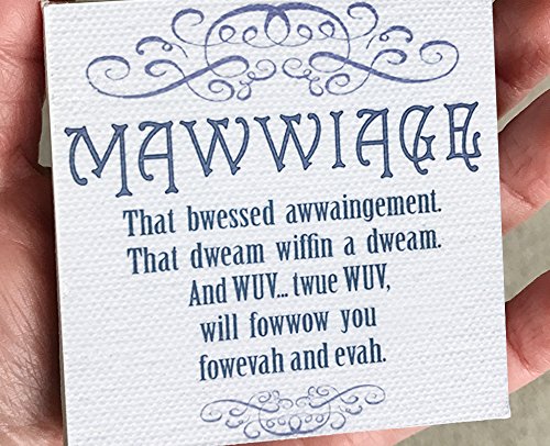 Princess Bride Mawwage Quote