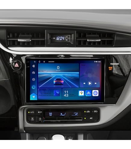 9 Inch Touch Screen Head Unit 9" Android Car Stereo For Toyota Corolla ...
