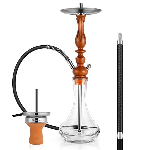 Kitosun Gourda Hookah Luxury Shisha Set - Complete Set with Everything ...
