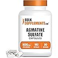 Amazon.com: BulkSupplements.com Agmatine Sulfate Capsules - Supplement for Nitric Oxide ...