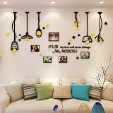 Alicemall Stickers Arbre Cadre Photo Stickers Muraux Salon Arbre ...