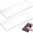 Amazon.com: Eorbow 2 Pack Tilted Computer Keyboard Stand, Clear Acrylic ...