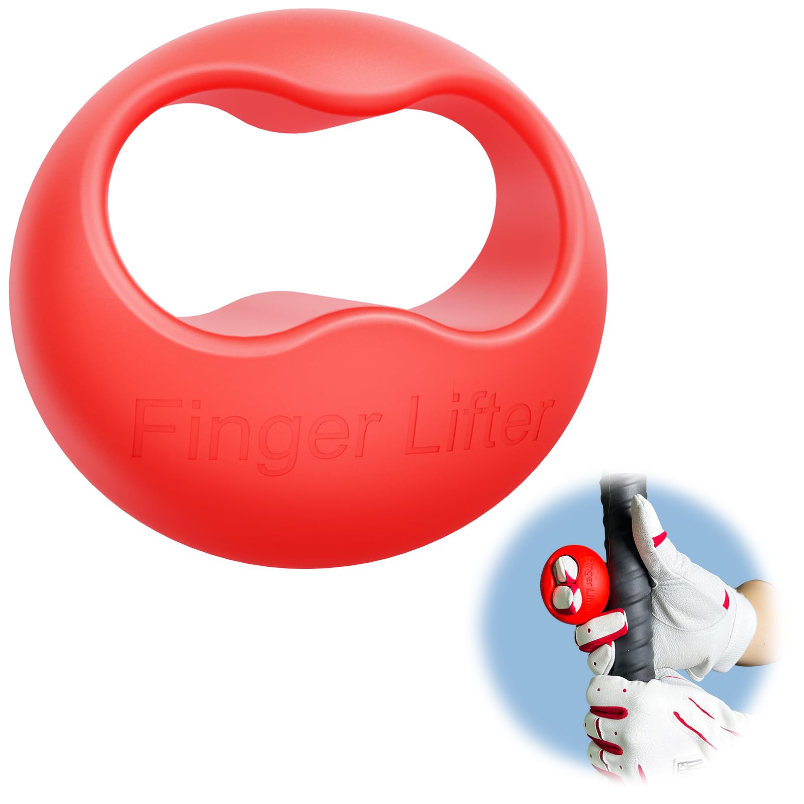Finger Lifter Grip for Baseball & Softball Pro Batters Two Finger Grip ...