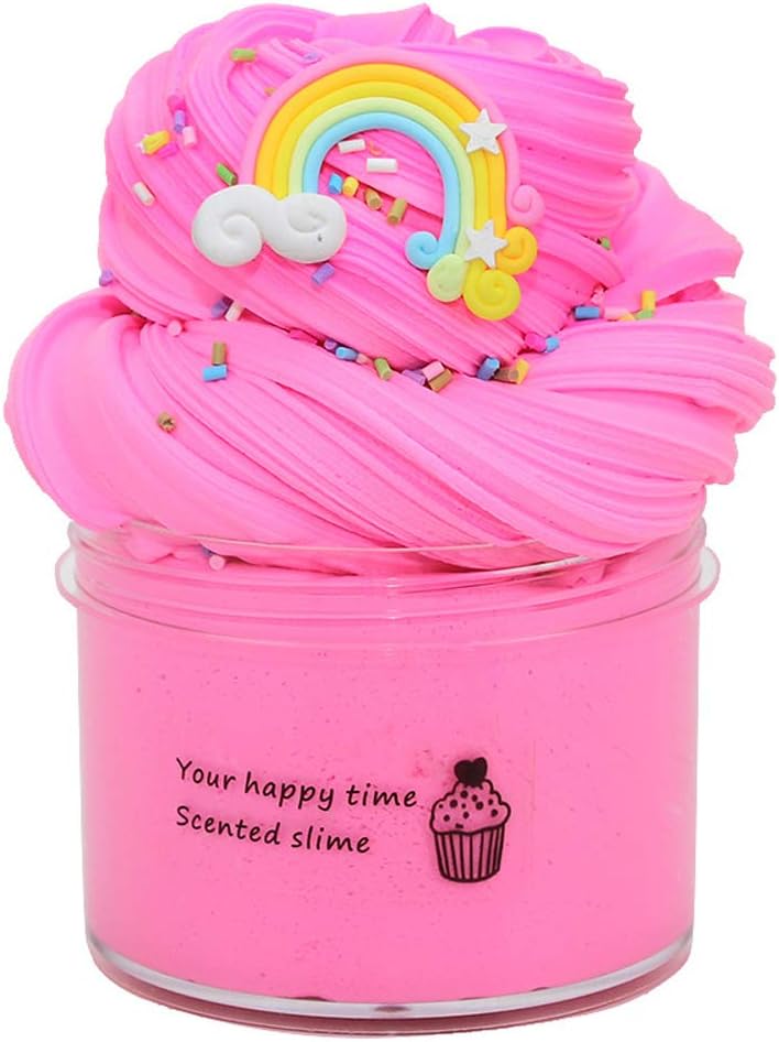 Fluffy Putty, BESTZY Fluffy Slime Putty Slime, Slime Kit Set for Girls ...