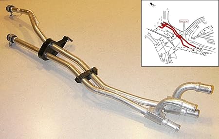 Amazon.com: GM 15816136 OEM Auxillary Heater Pipes Assembly - 2003-2014 ...
