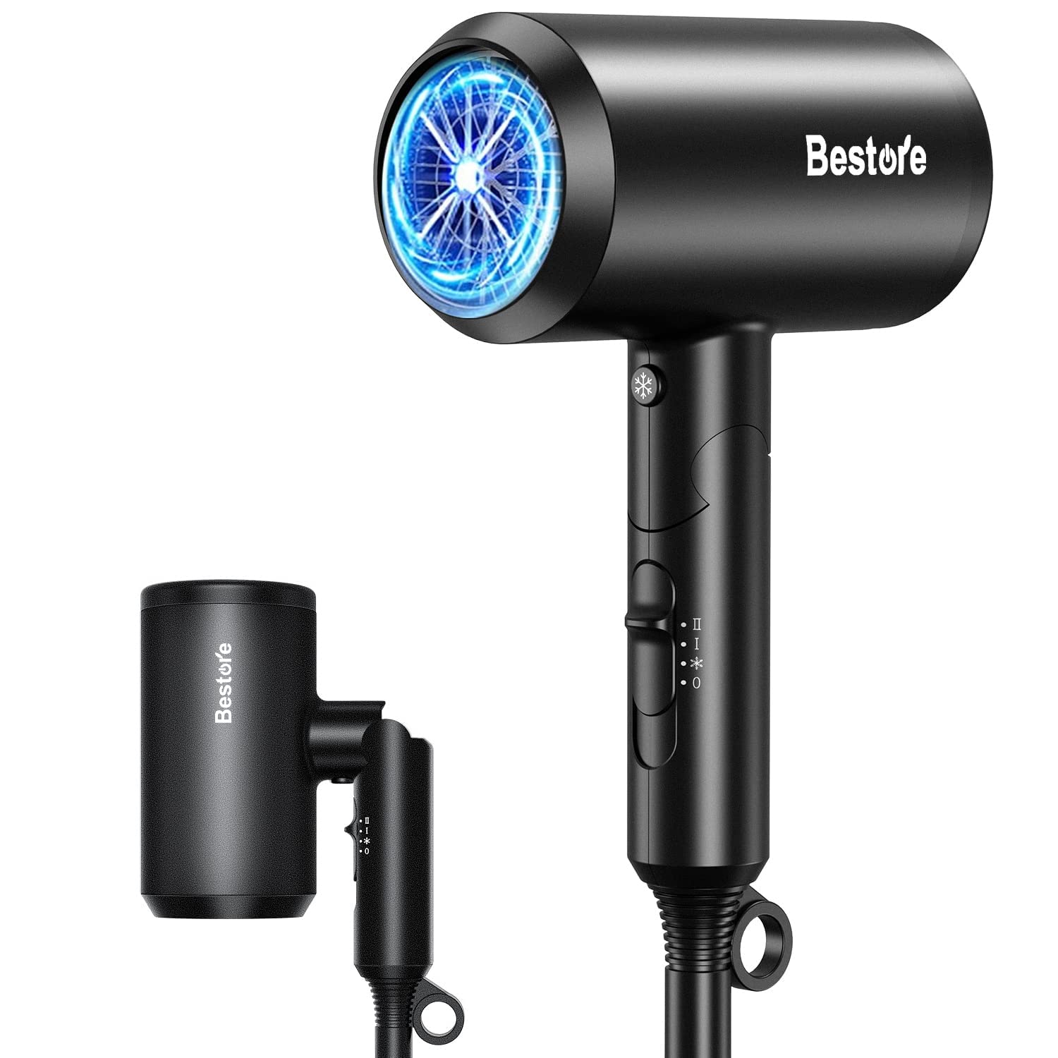 Mua [2022 Model] Hair Dryer, Large Airflow, Quick Drying, Foldable, 1300W, Negative Ion, 3 ...